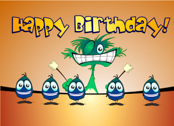 21 Ideas For Funny Animated Birthday Cards Free Home Family Style 
