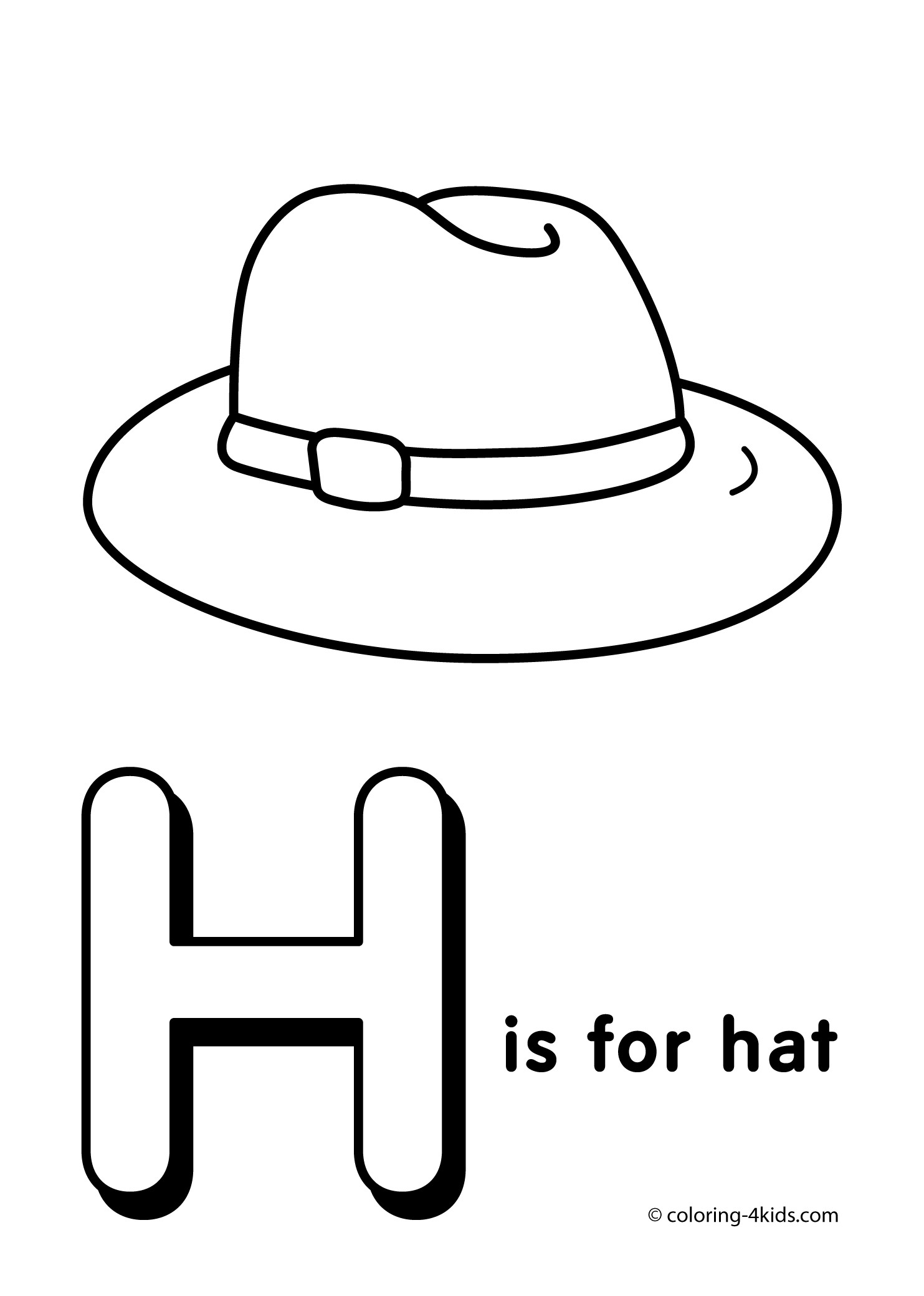The 20 Best Ideas For Letter H Coloring Pages For Toddlers Home 